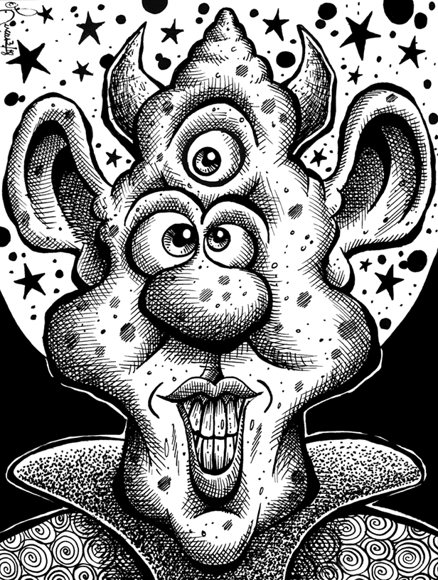Sketchbook Work: Cosmic Cosgrove – Johnny 'Toons