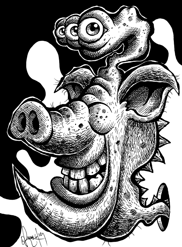 Sketchbook Work: Neptune June – Johnny 'Toons